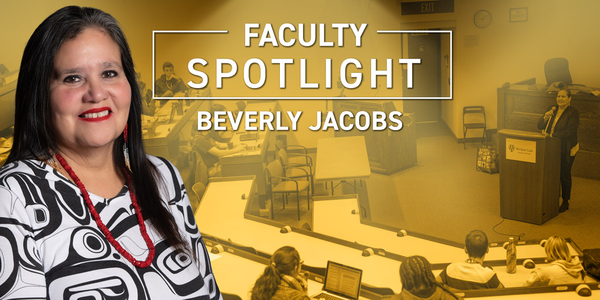 Faculty Spotlight: Beverly Jacobs – Teach & Learn